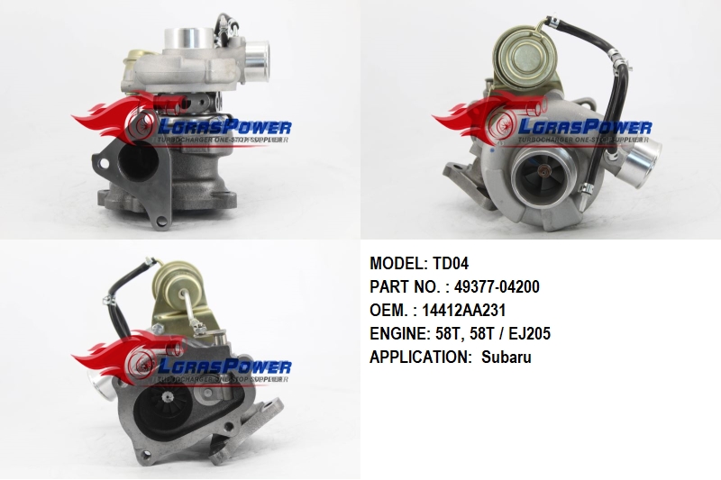 TD04 49377-04200 | Lgraspower Turbocharger